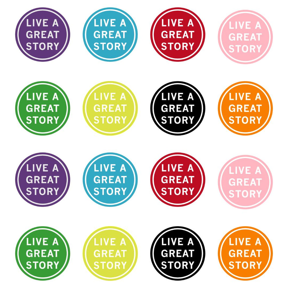 LIVE A GREAT STORY Inspiration Sticker Pack